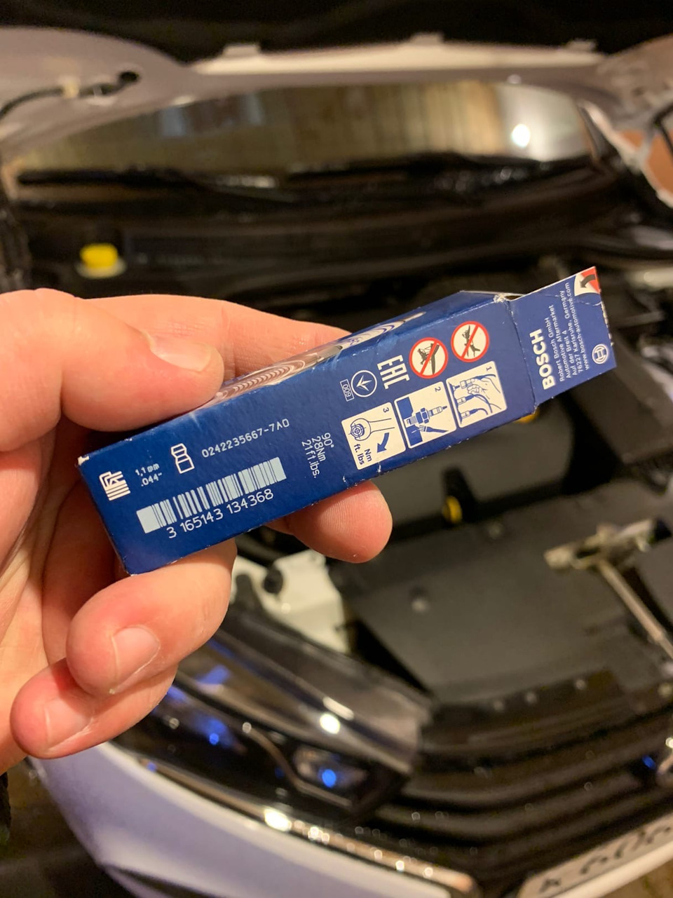 0242235667 Свеча зажигания BOSCH | Запчасти на DRIVE2