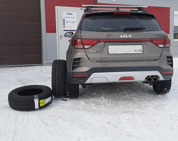 Летние шины 215/60-15 на РИО Х — KIA Rio X, 1,6 л, 2021 года | шины ...