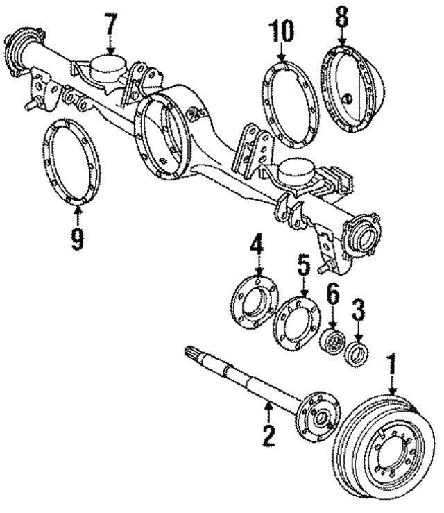 4243160150 Тормозной барабан. Задняя ось TOYOTA LEXUS | Запчасти на DRIVE2