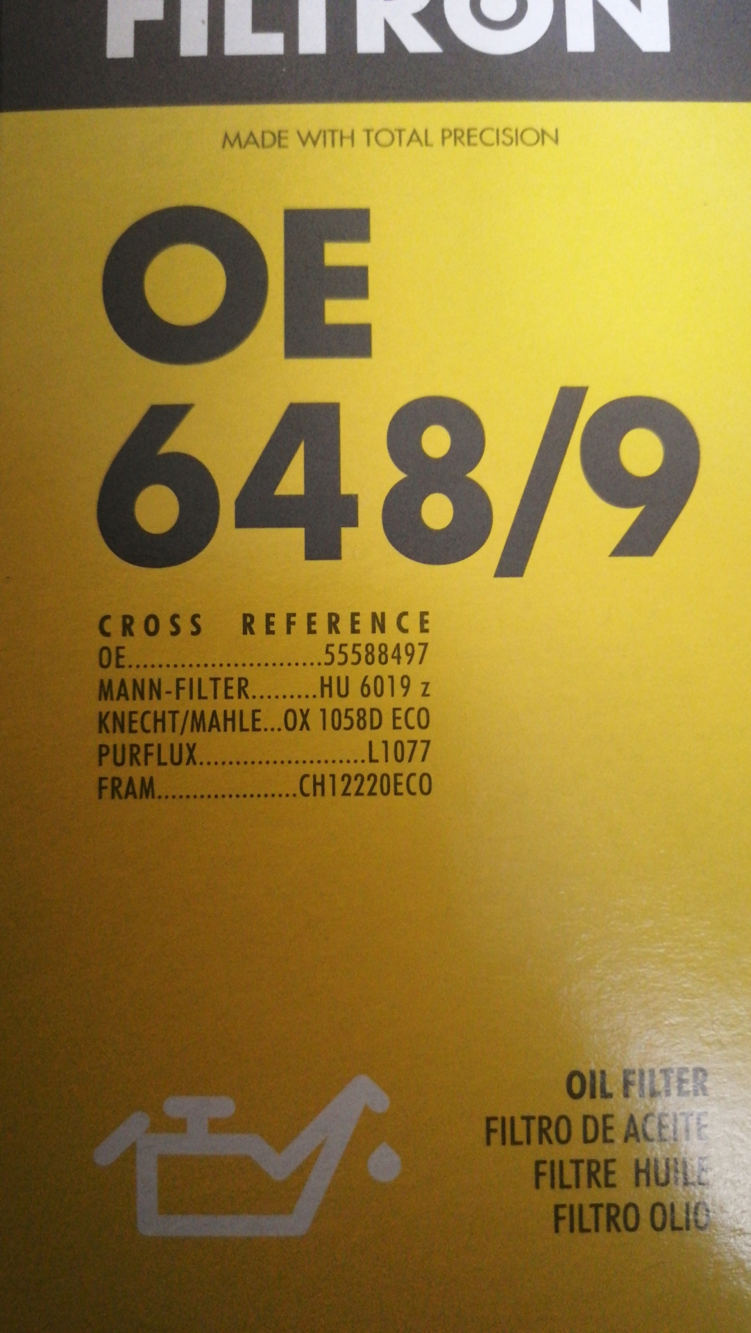 Замена масла и фильтров — Opel Astra K, 1,6 л, 2017 года | плановое ТО ...