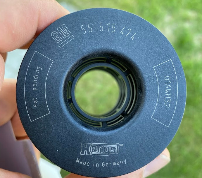 55515474 Фильтр масляный GM | Запчасти на DRIVE2