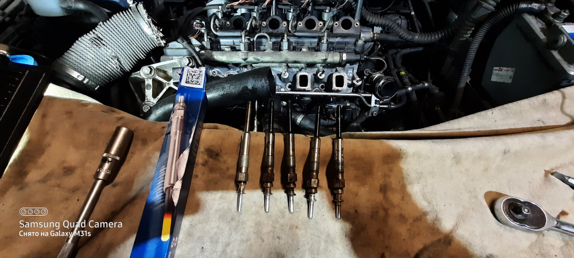 Свечи накала — Land Rover Freelander, 2 л, 2002 года | своими руками | DRIVE2