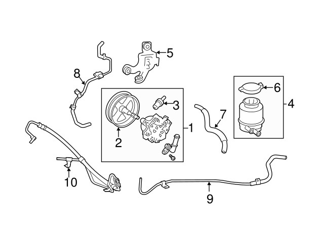 4434833240 Шланг ГУР TOYOTA LEXUS | Запчасти на DRIVE2