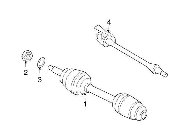 495602P250 Приводной вал передней оси KIA HYUNDAI | Запчасти на DRIVE2