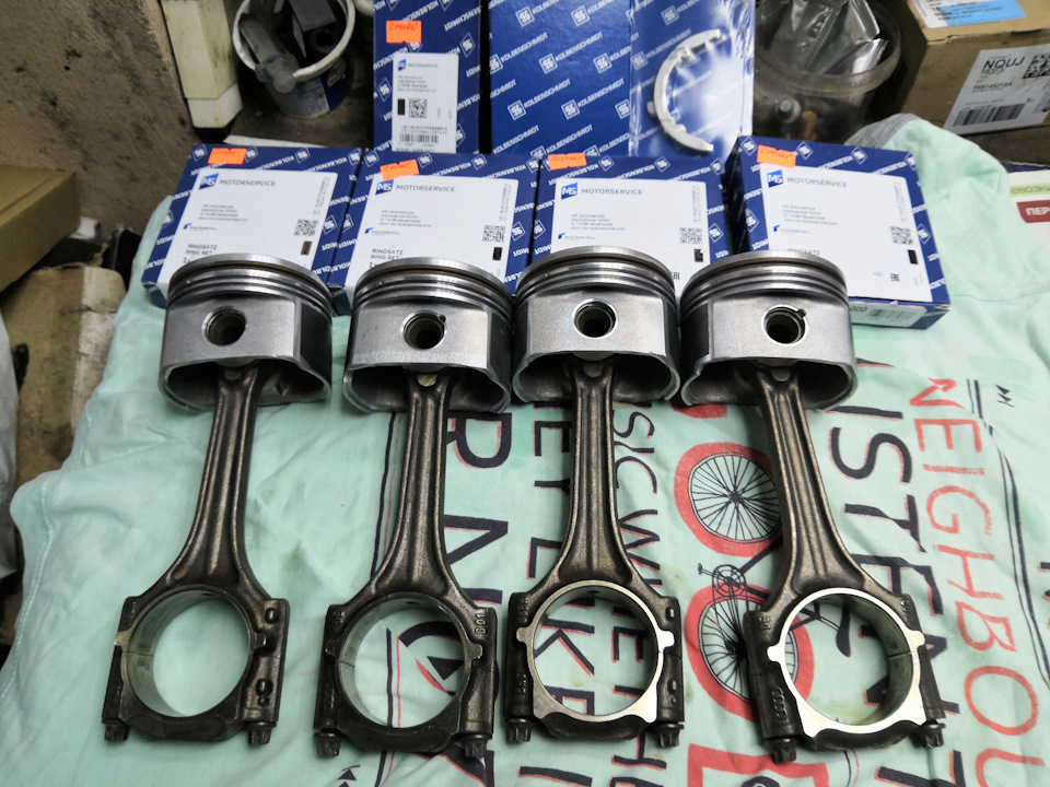 Двигатель под СВАП. ч.1 — Сборка(низ) — Audi 80 (B4), 1,8 л, 1993 года ...