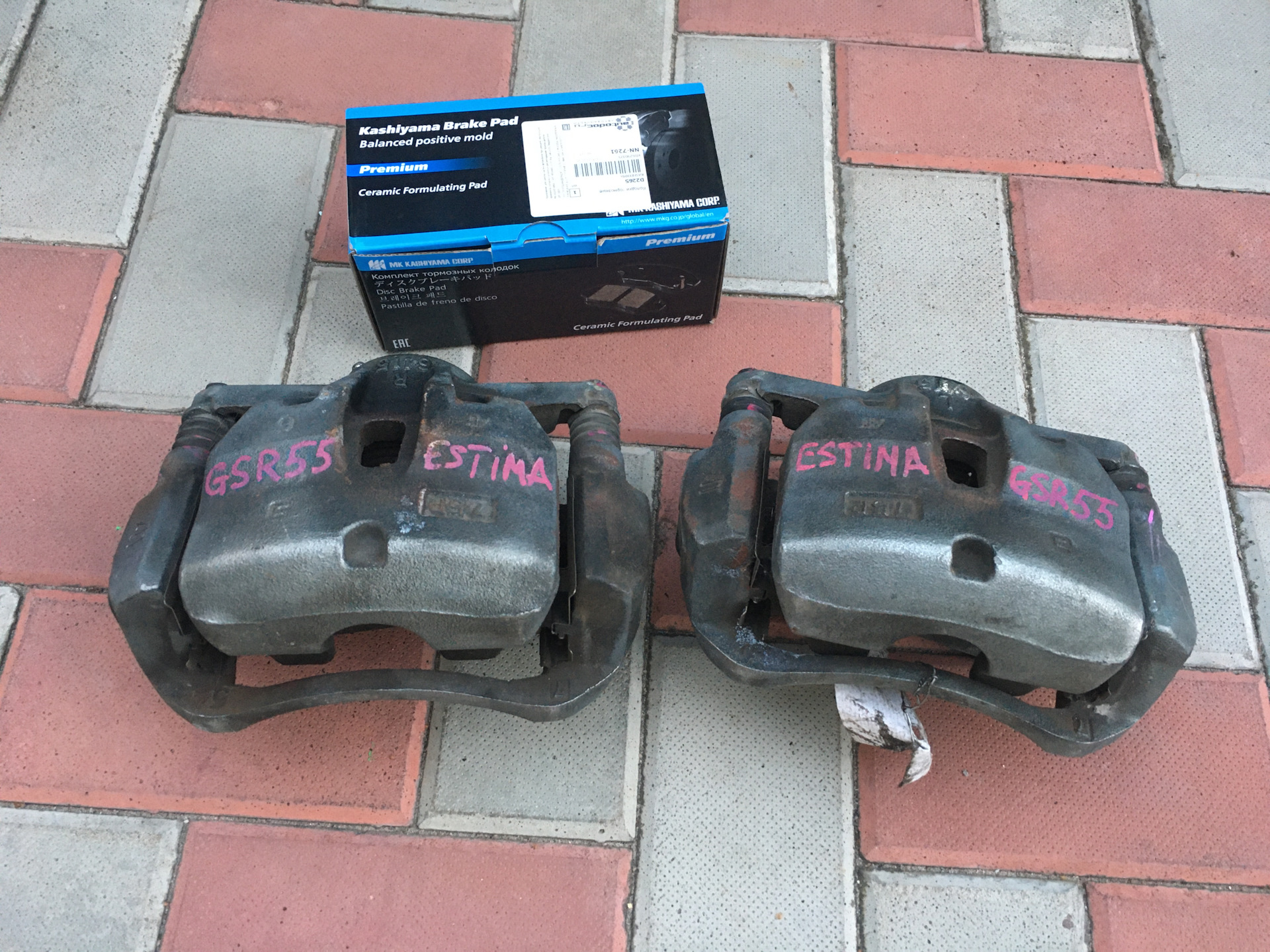 передние суппорта от Т. Эстимы/Альфард в RX 300 (1) — Lexus RX (1G), 3 ...