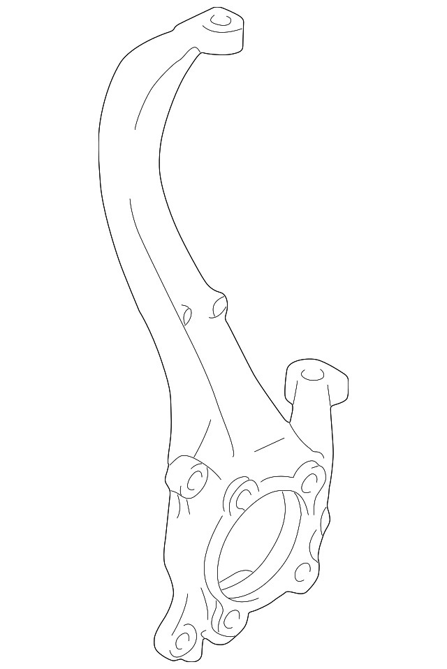 5171539600 Поворотный кулак подвески KIA HYUNDAI | Запчасти на DRIVE2