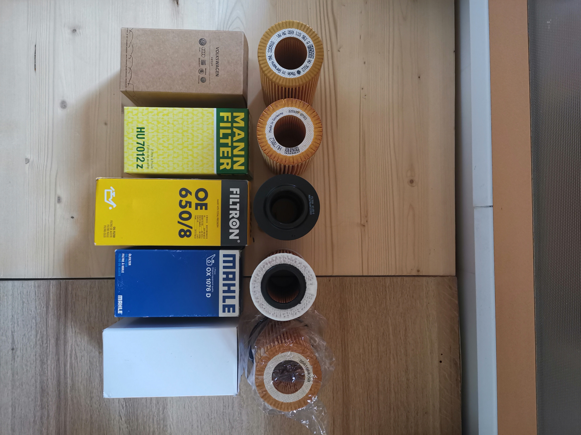 сравнение масляных фильтров различных брэндов — Volkswagen Touareg (3G ...