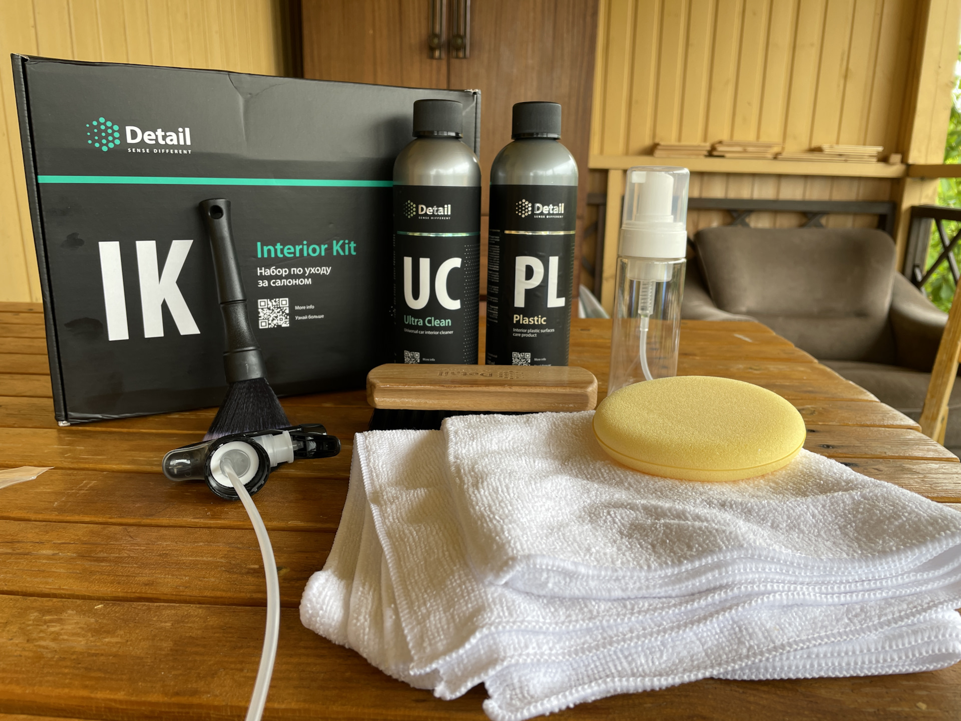 НАБОР ПО УХОДУ ЗА САЛОНОМ IK "INTERIOR KIT" — Lada Приора седан, 1,6 л, 2014 года | мойка | DRIVE2