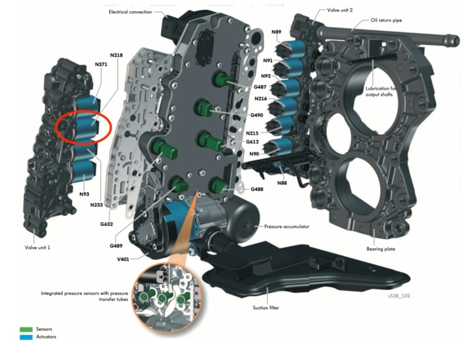 Моменты затяжек Dsg DQ400 — Volkswagen Passat B8, 1,4 л, 2016 года ...