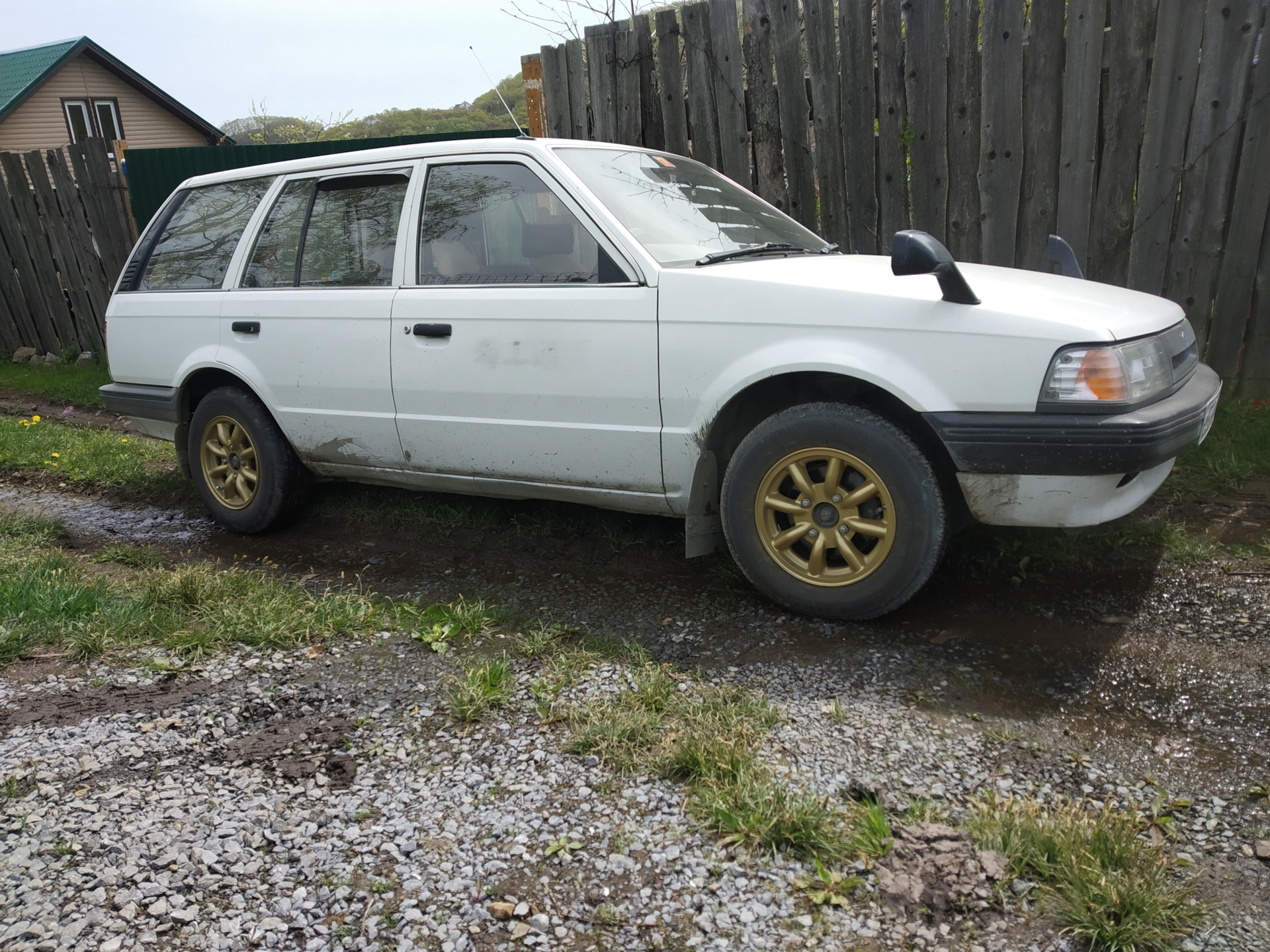 Переход на 13" колёса — Ford Laser (KC/KE), 1,3 л, 1988 года | колёсные ...