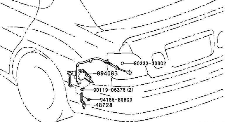 Ищу задний датчик высоты дорожного просвета — Lexus GS (JZS160), 3 л ...