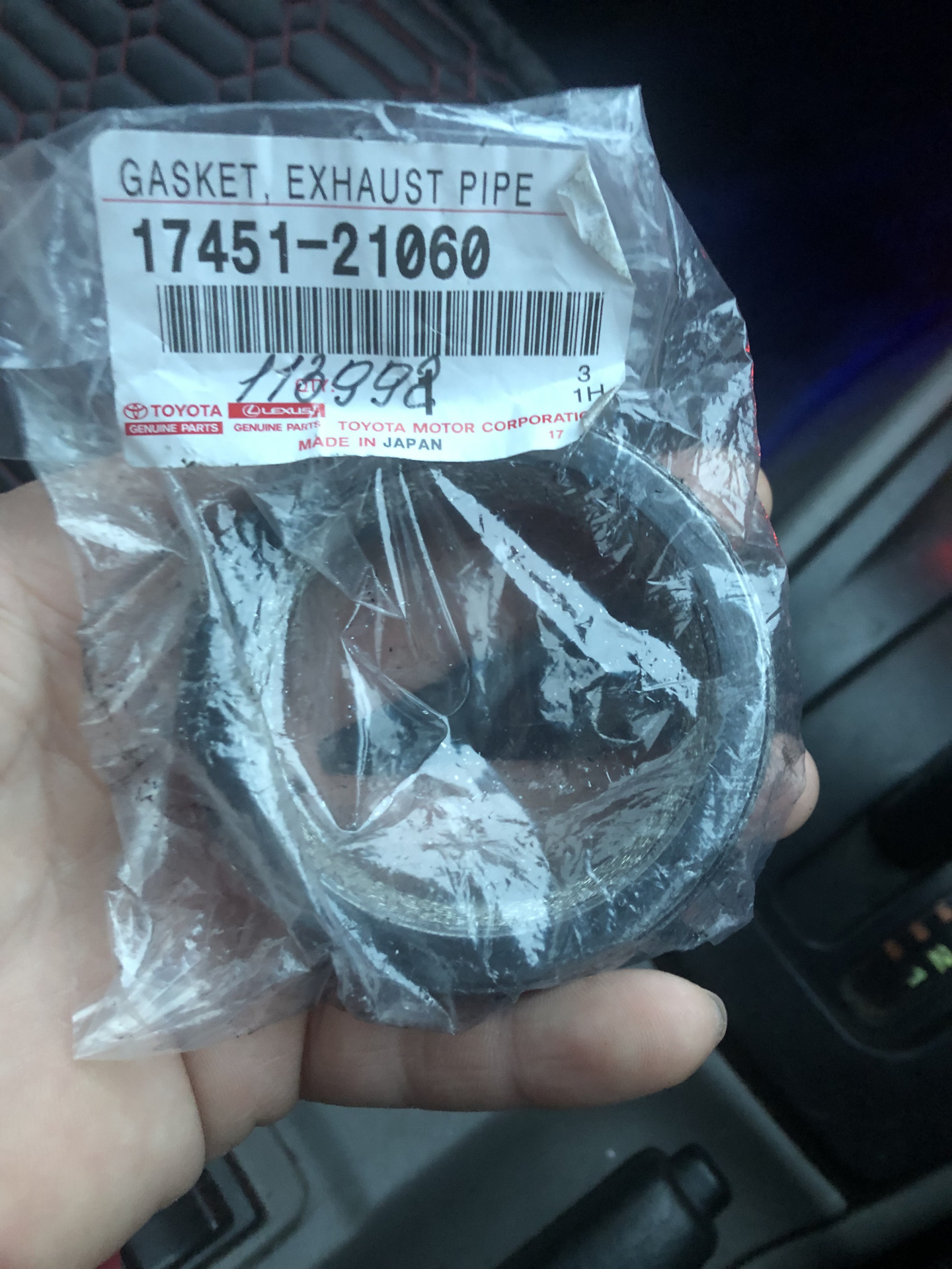 Замена лямбда зонда и прокладки коллектора — Toyota Prius (20), 1,5 л ...