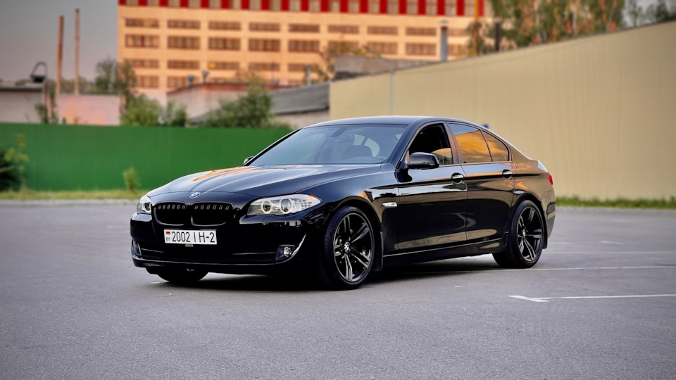 Дрифтим на BMW F10 530d — BMW 5 series (F10), 3 л, 2010 года | видео | DRIVE2