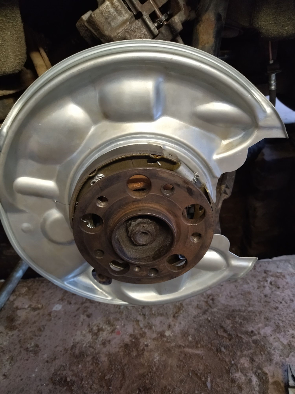 Тормоза + ручник — Mercedes-Benz C-Class Estate (S203), 2,7 л, 2003 ...