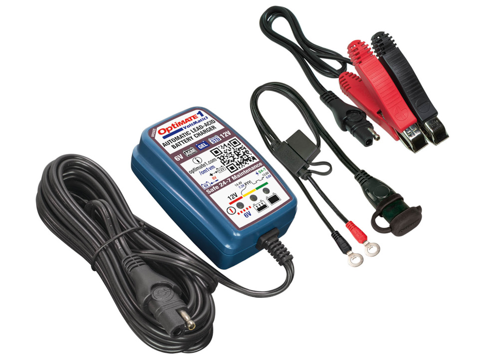 Зарядное устройство Optimate 1 Voltmatic на 6 и 12 вольт — Battery ...
