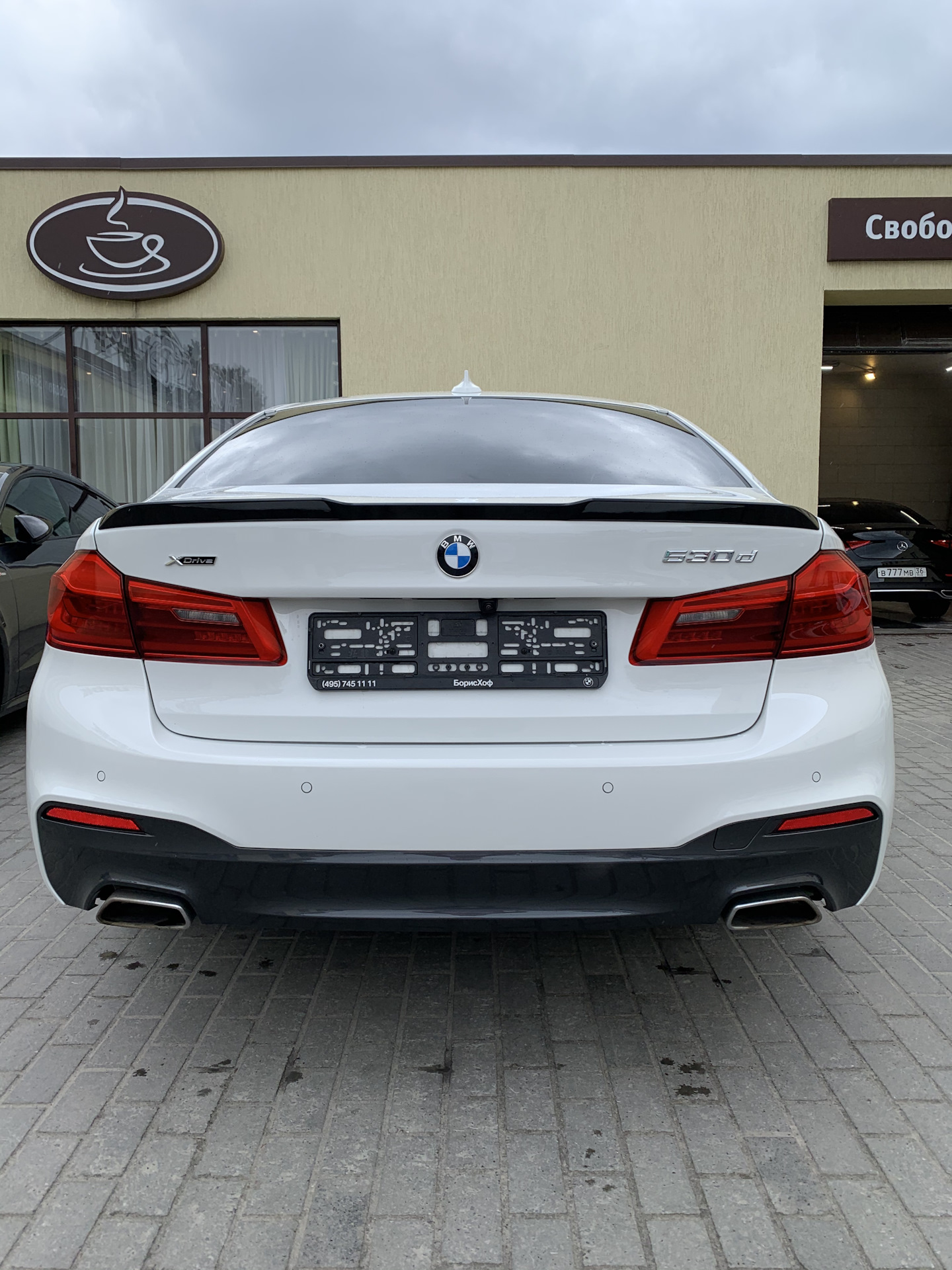 Спойлер готов — BMW 5 series (G30), 3 л, 2020 года | тюнинг | DRIVE2
