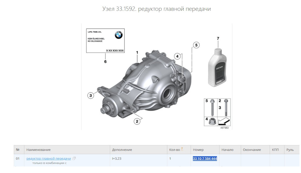 Замена заднего редуктора | 528x Silverstain — BMW 5 series (F10), 2 л ...