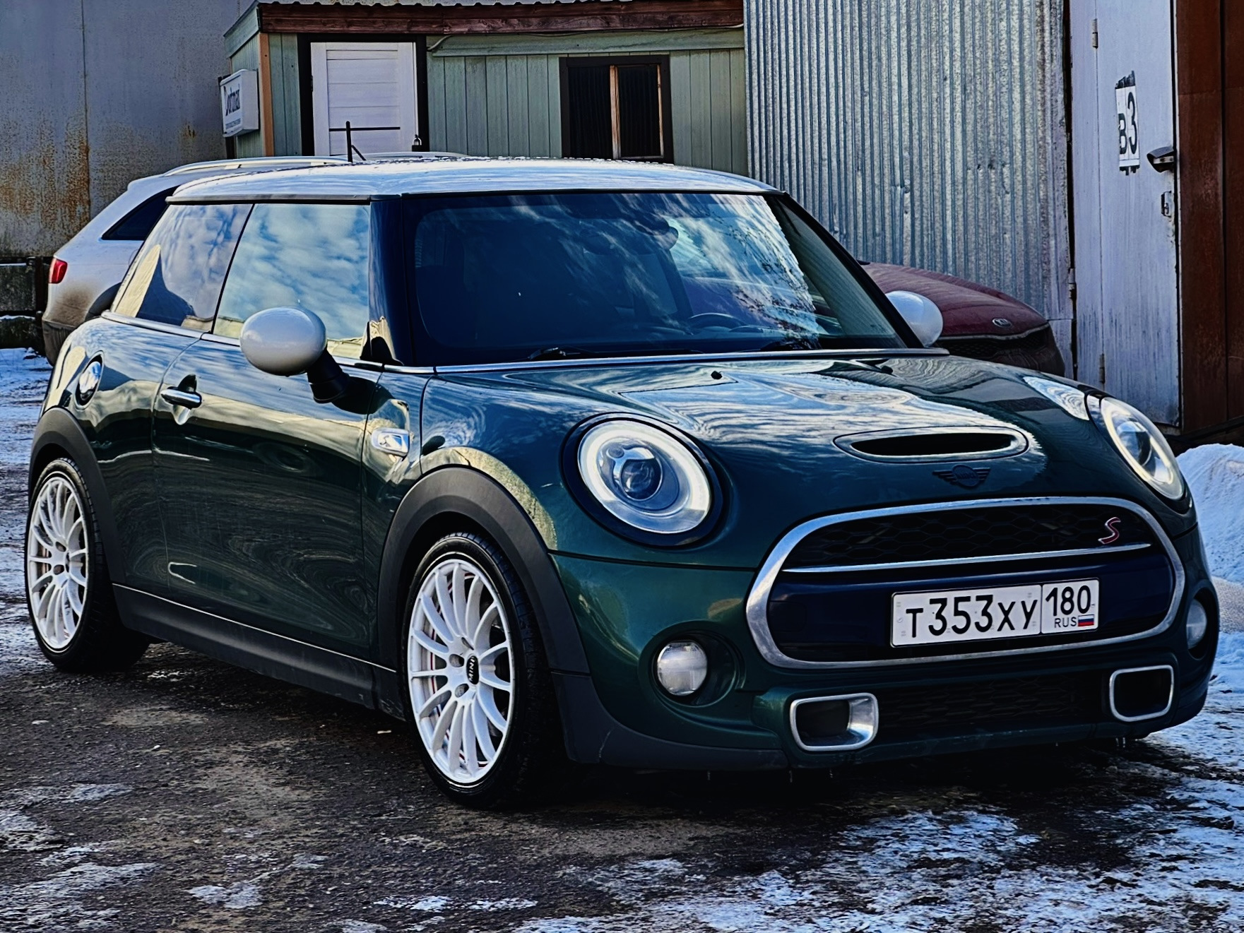 Занижение / H&R -30 + стойки Bilstein — MINI Cooper S Mk III, 2 л, 2014 ...