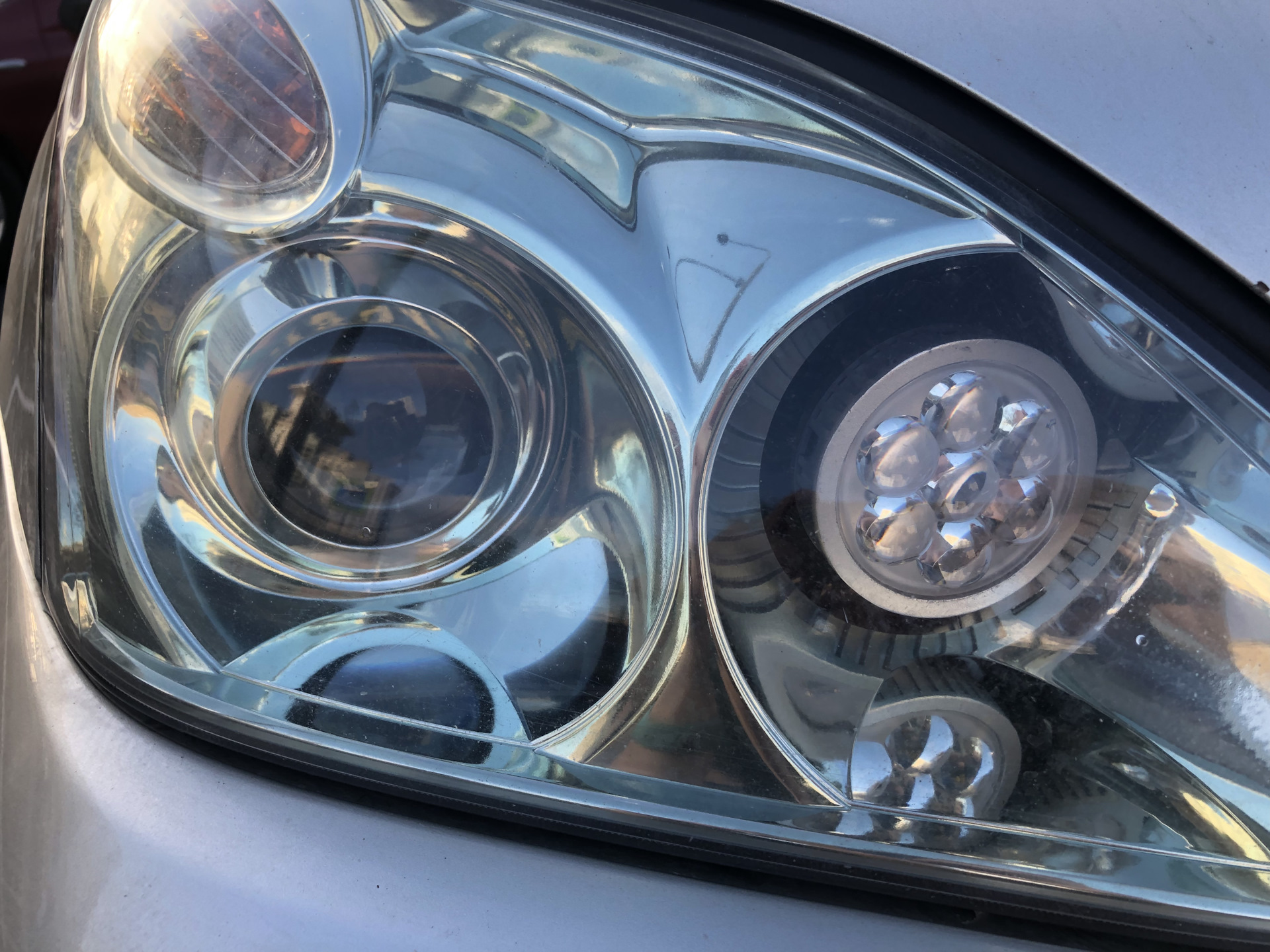 Замена штатных линз на bi-led — Lexus RX (2G), 3 л, 2004 года | тюнинг ...