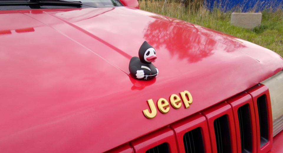Утка на капот! Часть II 😃 — Jeep Grand Cherokee (ZJ), 5,2 л, 1993 года ...
