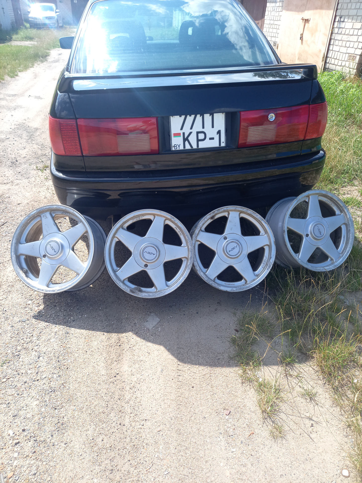 Azev — Audi 80 (B4), 2,6 л, 1993 года | колёсные диски | DRIVE2