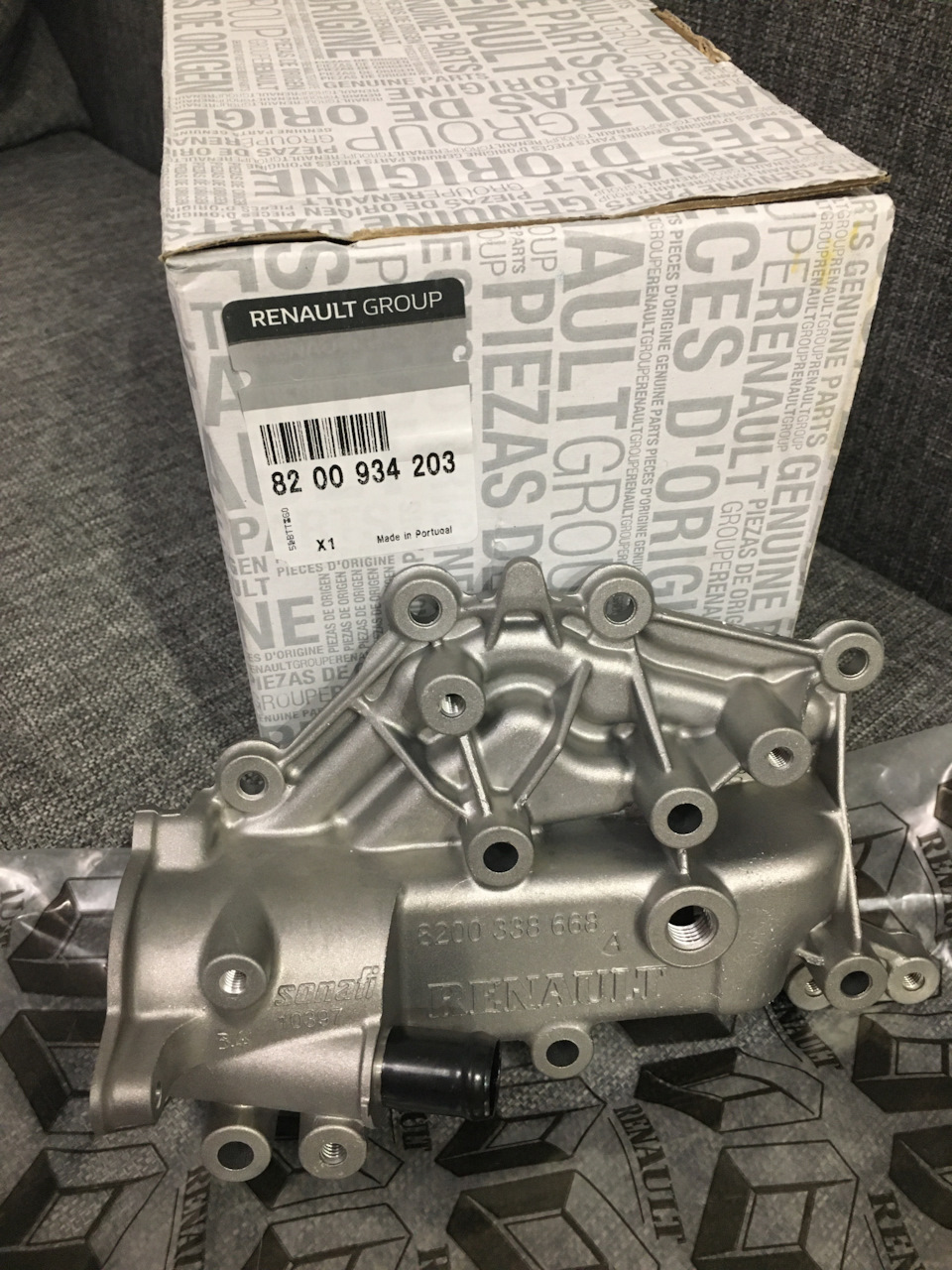 8200934203 Корпус термостата RENAULT | Запчасти на DRIVE2