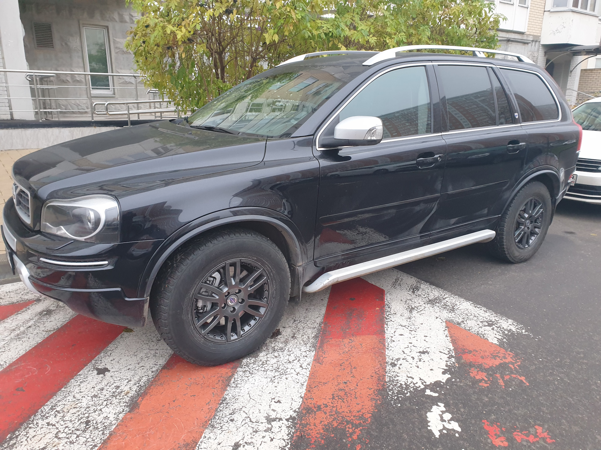 Установка доп. радиатора т/о, покраска дисков — Volvo XC90 (1G), 2,5 л ...