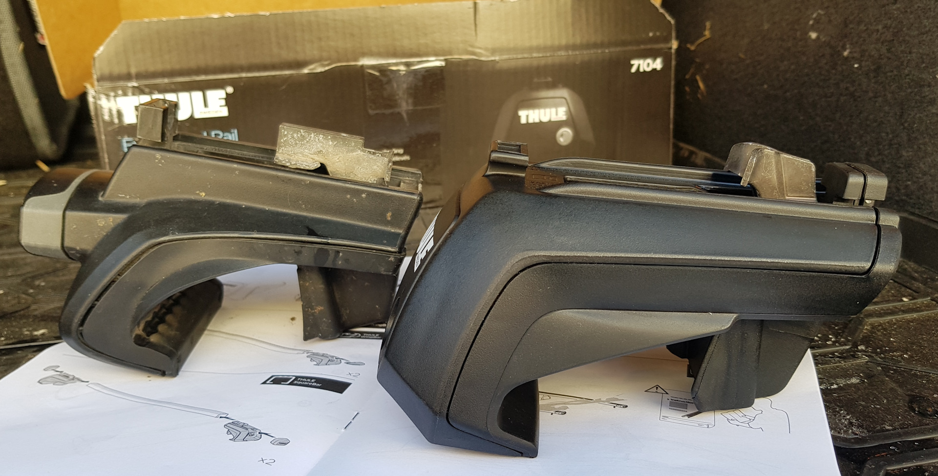 Комплект опор Thule 710400 + комплект аэродинамических дуг Thule ...