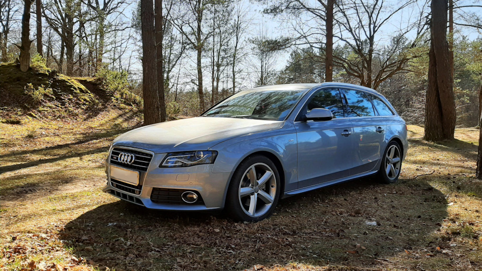 Audi A4 Avant (B8) 1.8 бензиновый 2011 | Monza Silver S-line на DRIVE2