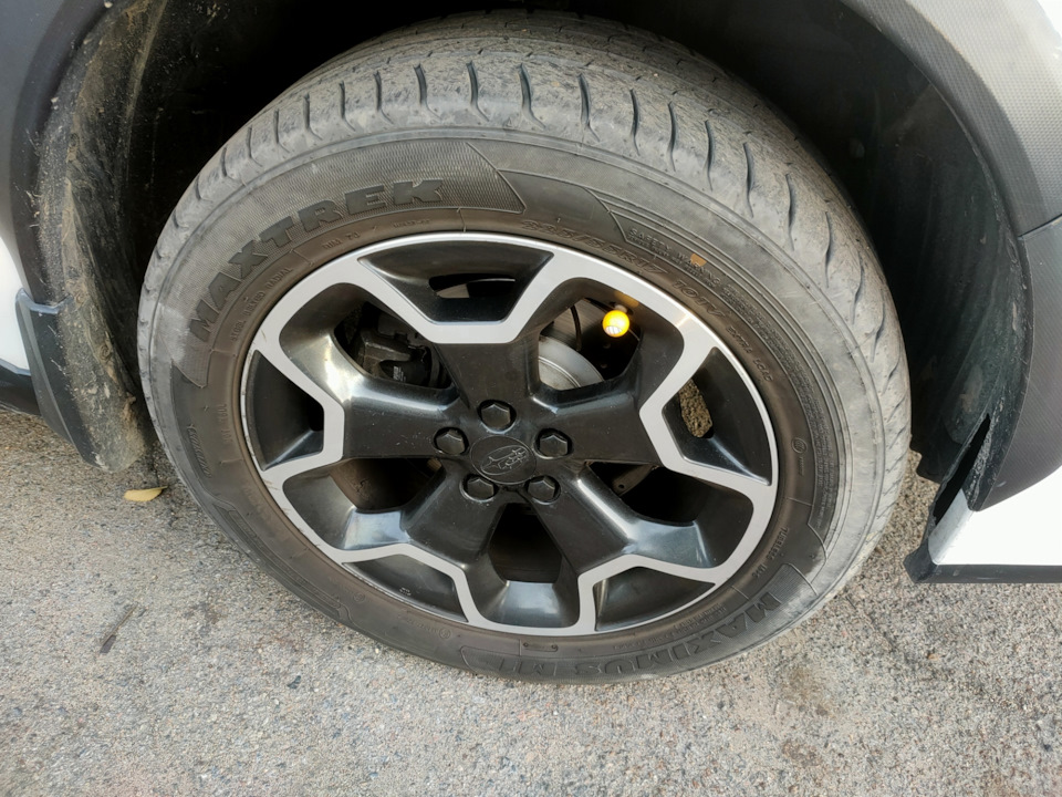 Защитные колпачки и гайки TopFit — Subaru XV (1G), 2 л, 2013 года ...