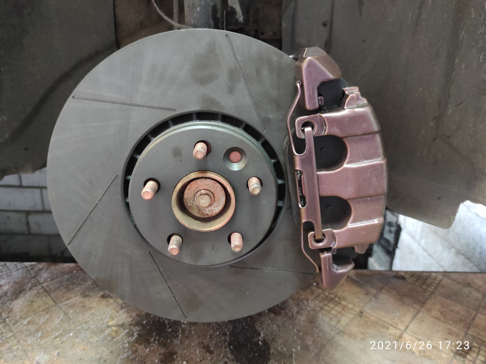 Установил "стоп краны" (апгрейд передних тормозов) — Ford Mondeo IV, 2 ...