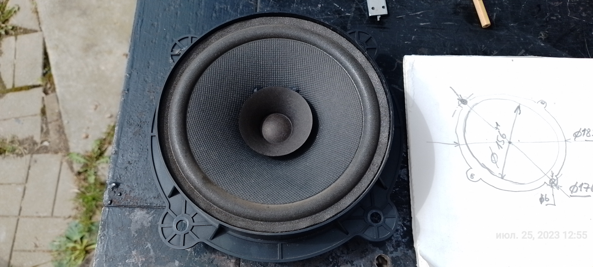 ВМ! Размер передних динамиков. — SsangYong Kyron, 2 л, 2013 года ...