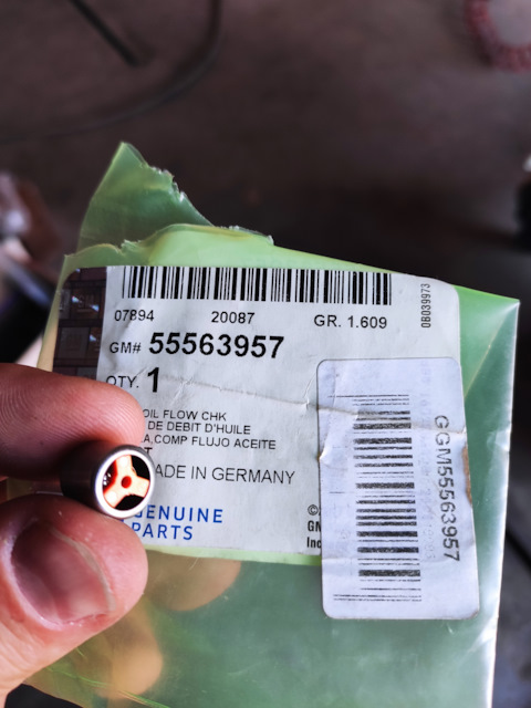 55563957 Предохранительный клапан двигателя GM | Запчасти на DRIVE2