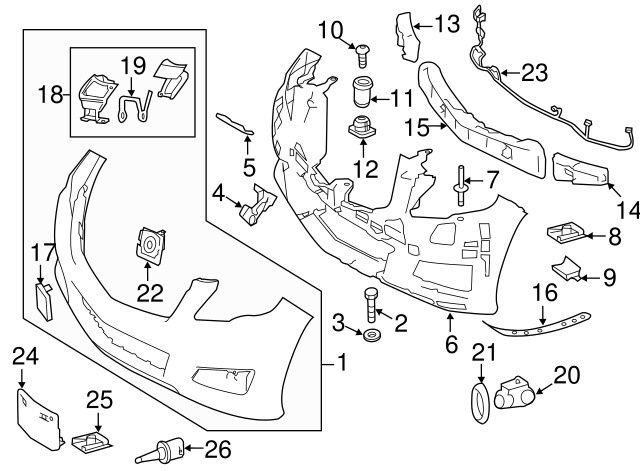 A2518850814 Кронштейн бампера Mercedes | Запчасти на DRIVE2