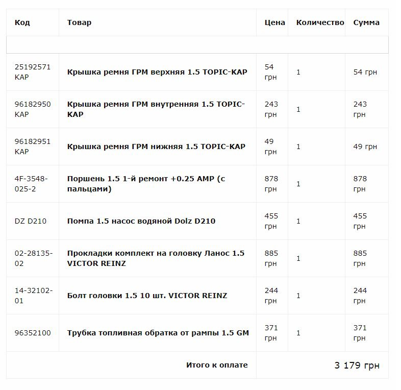 96182951 Крышка ремня ГРМ Aveo / Kalos / Lanos / Tacuma / Rezzo ...