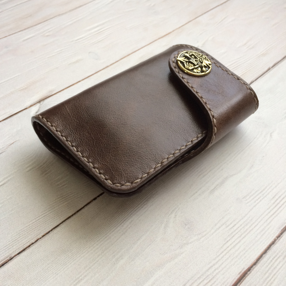 Leather Biker style wallet — DRIVE2