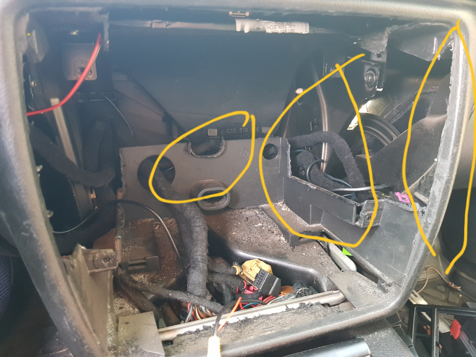 Замена магнитолы на 2 din — Volkswagen Passat B5, 1,8 л, 2003 года ...