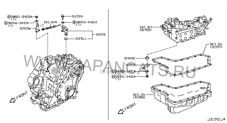 …Вот такая шайба (загогулина), понимаешь…(с) — Nissan Murano I, 3,5 л ...
