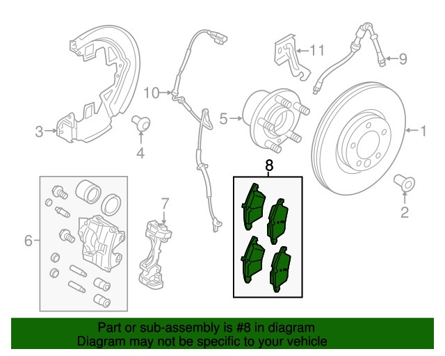 LR027309 Комплект тормозных накладок Jaguar Land Rover | Запчасти на DRIVE2