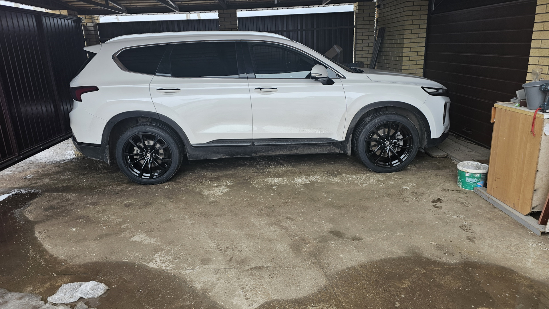Колеса R20 лето — Hyundai Santa Fe (4G), 2,2 л, 2020 года | колёсные ...