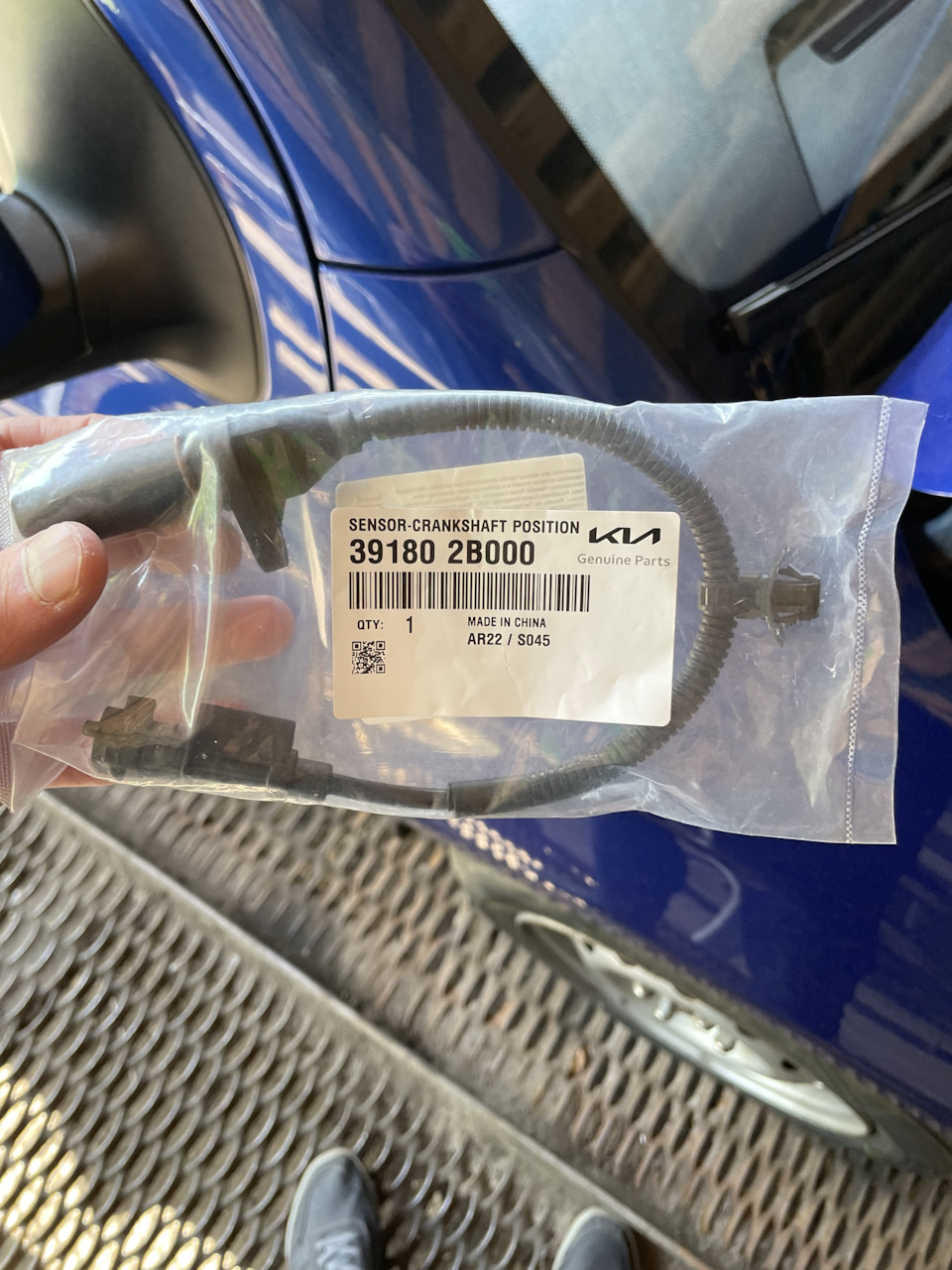 391802B000 ДАТЧИК ПОЛОЖЕНИЯ КОЛЕНВАЛА KIA HYUNDAI | Запчасти на DRIVE2