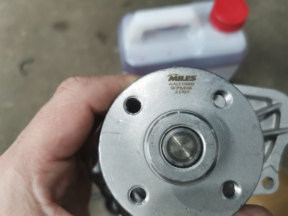 AN21040 Водяной насос, охлаждение двигателя MILES | Запчасти на DRIVE2