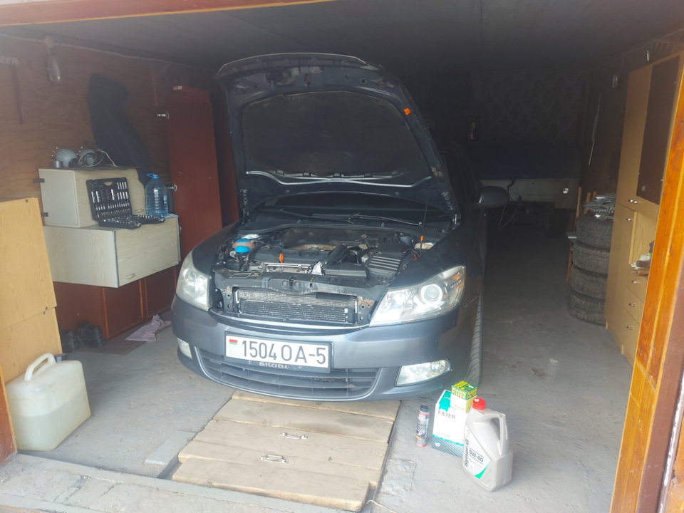 Заменил маслО … — Skoda Octavia A5 Mk2, 1,4 л, 2009 года | плановое ТО ...