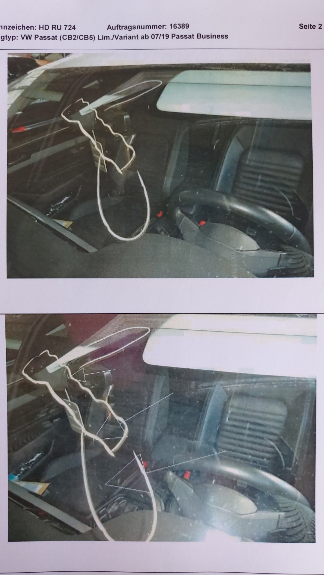 Замена лобового и стекла задней двери по страховке в Германии ...