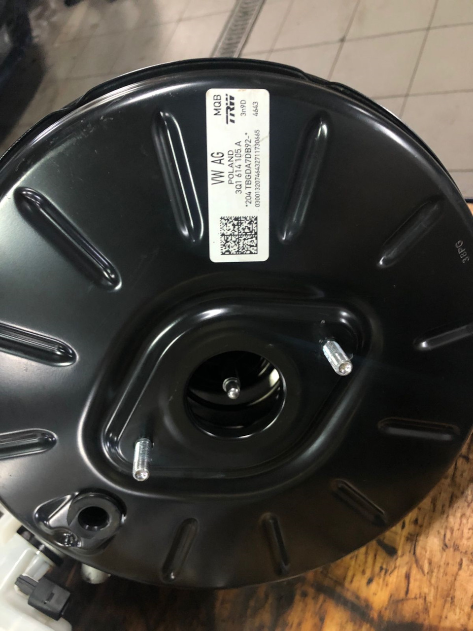 доработка тормозной системы [ГТЦ 25.4] — Skoda Octavia A7 Mk3, 2 л ...