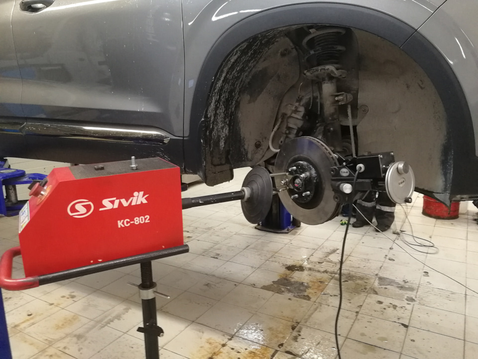 Пост для себя №2 колодки + проточка дисков — Hyundai Santa Fe (4G), 2,4 ...