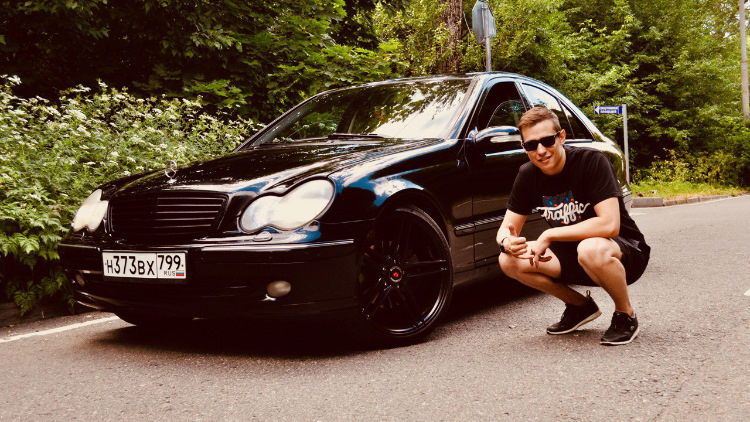 Пружины с занижением — Mercedes-Benz C-class (W203), 2,7 л., 2002 года ...