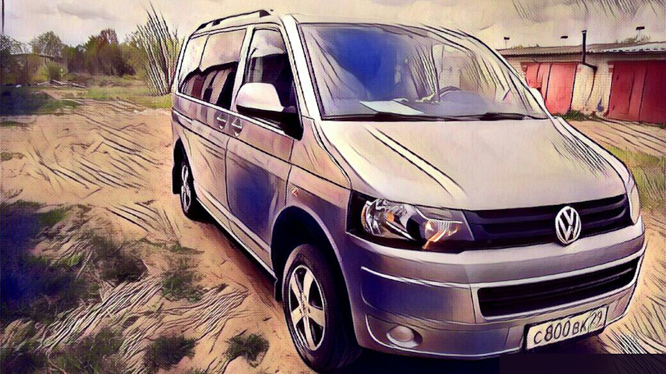 Весна… Опорники трещат!) — Volkswagen Caravelle (T5), 2 л, 2013 года ...
