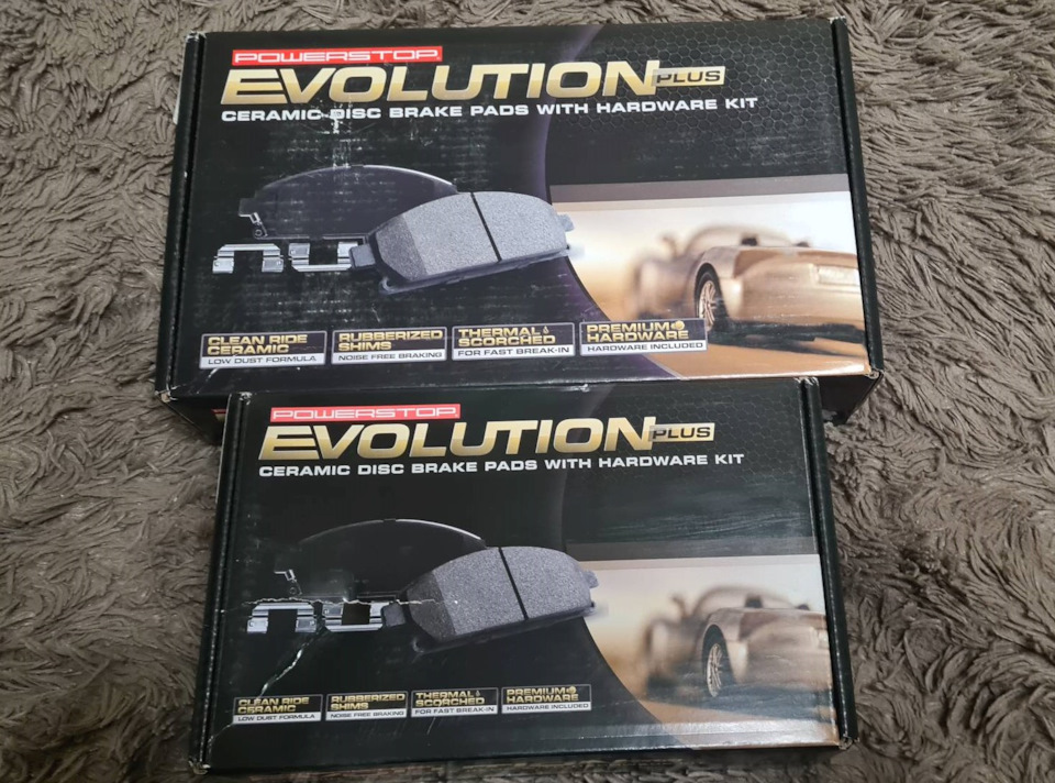 Замена колодок на PowerStop Evolution Plus — Audi Q5 (1G), 2 л, 2012 года | своими руками | DRIVE2